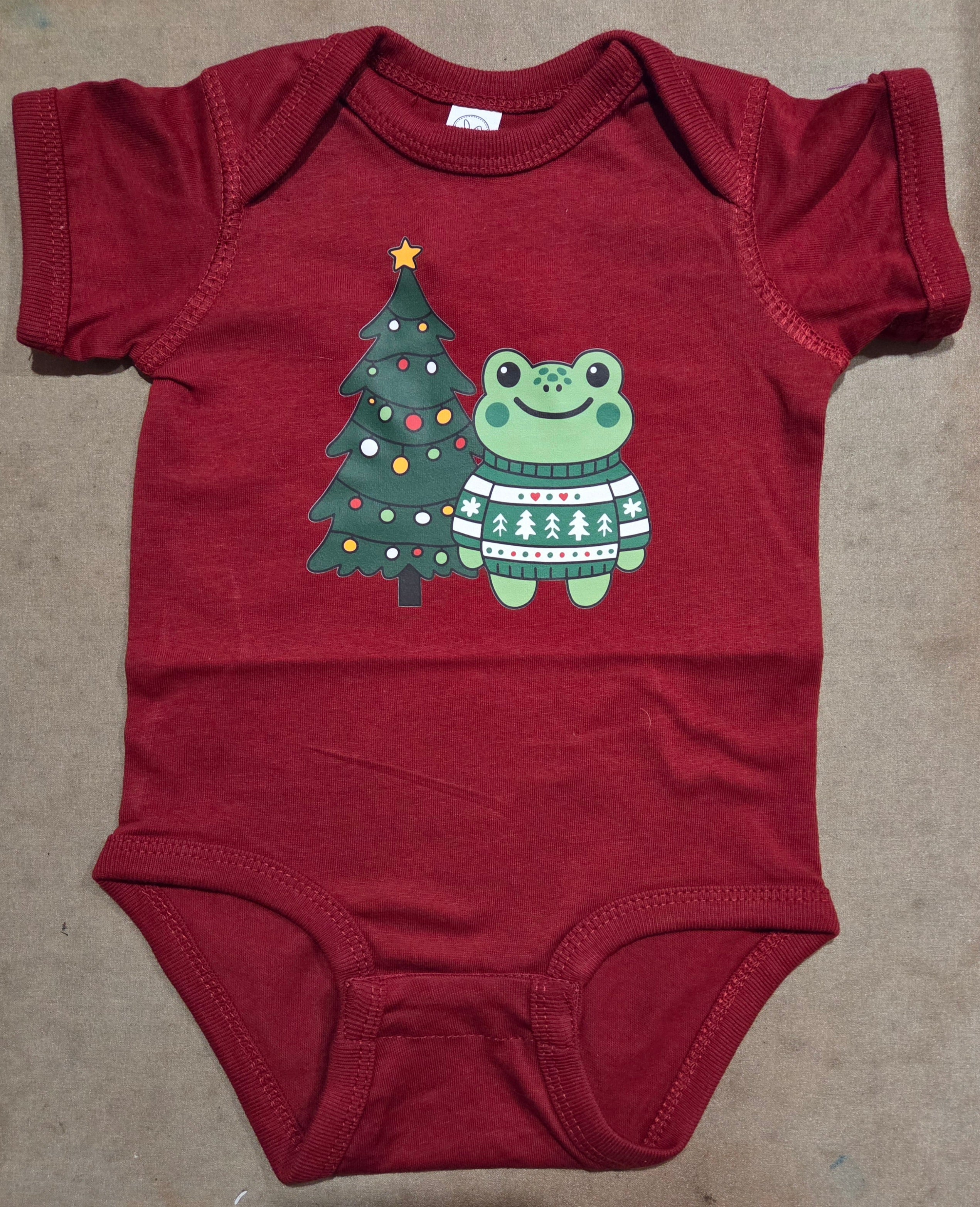 Christmas Frog Onesie – Cussing Carrie's