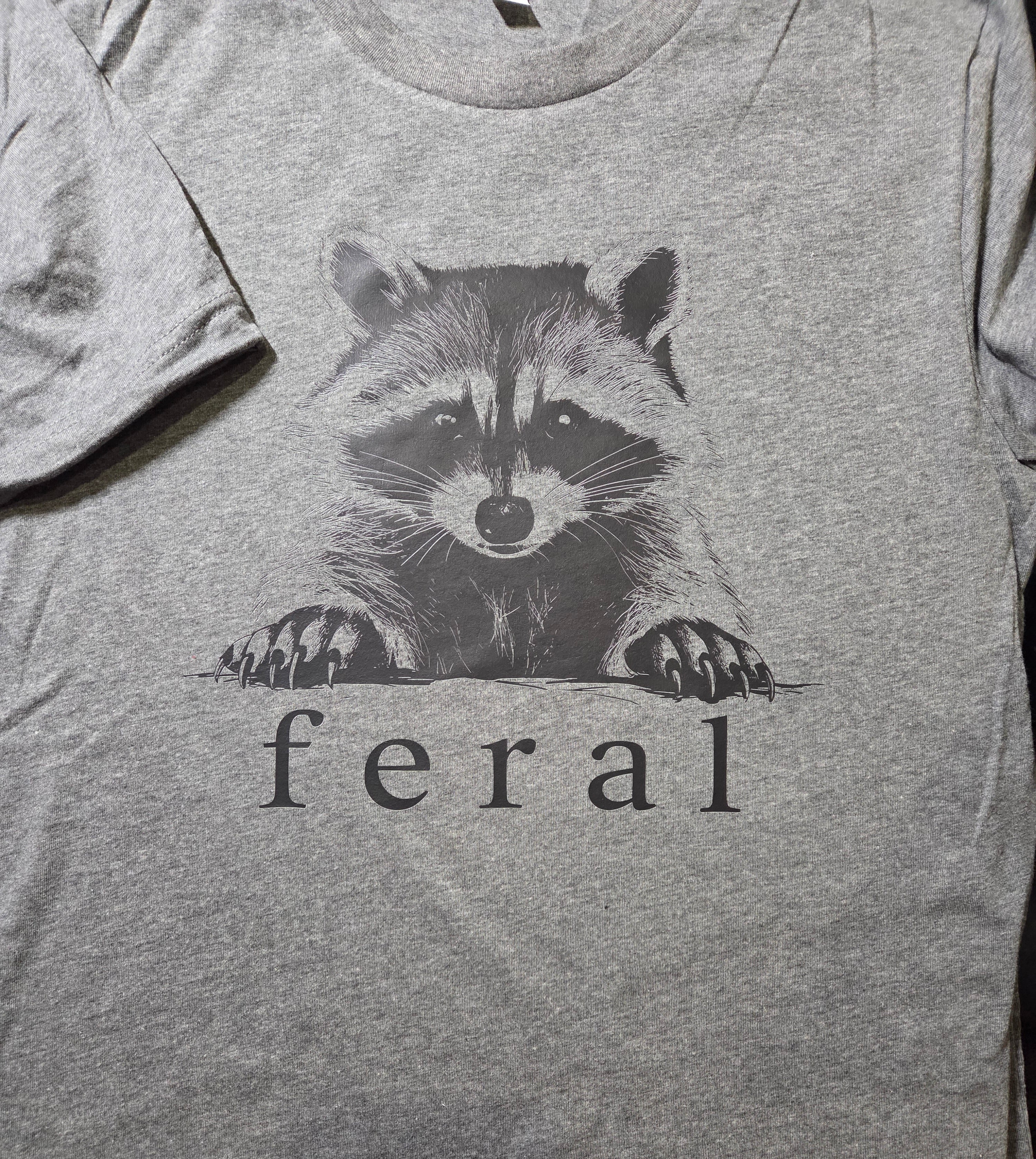Feral Raccoon T-Shirt – Cussing Carrie's